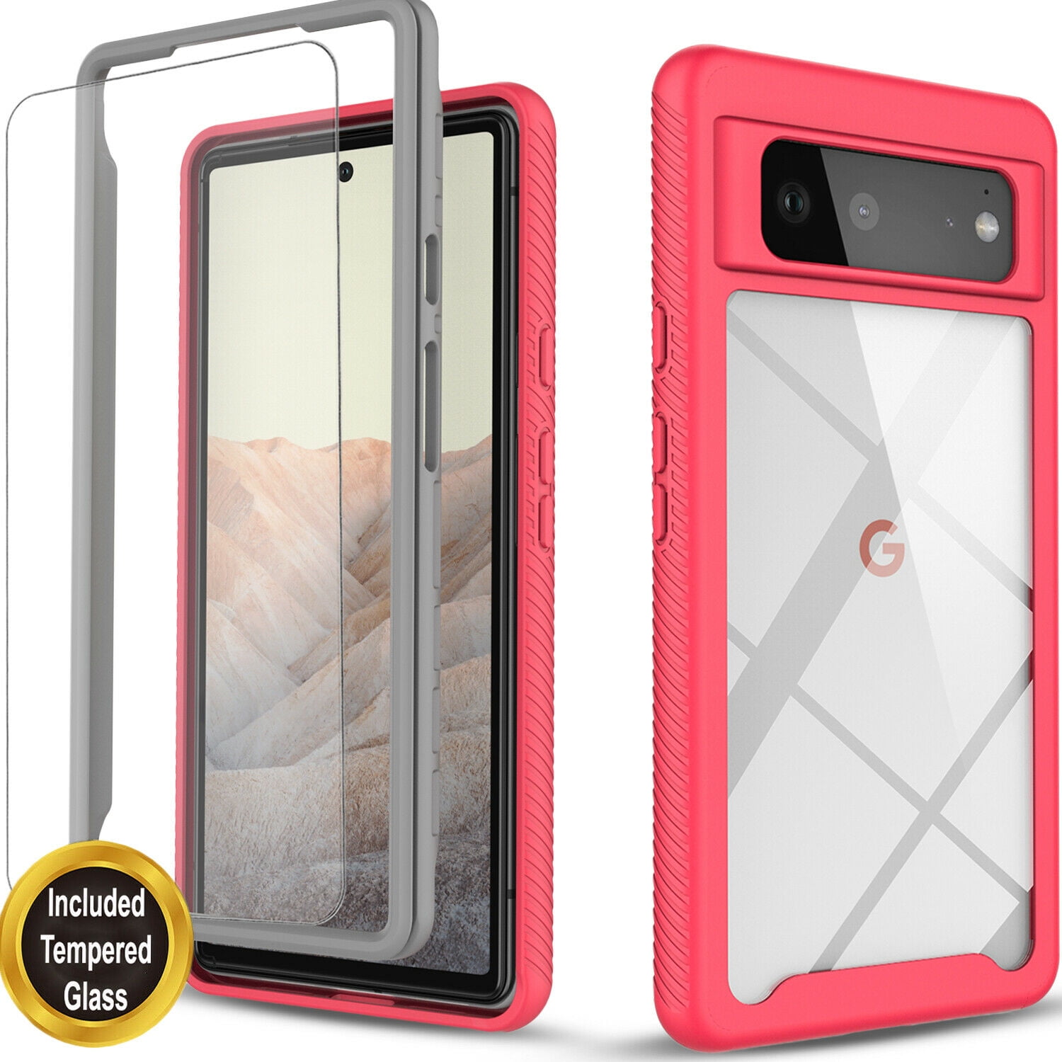 Circlemalls Case for Google Pixel 6 Pro Case, + Screen Protector 12 ...