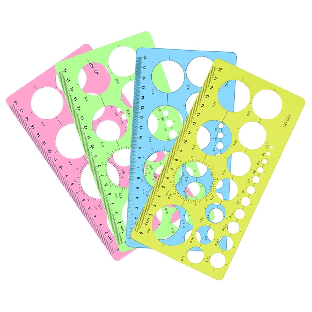 Circles Ruler Circles Template Circles Drawing Stencil Circles Drawing ...