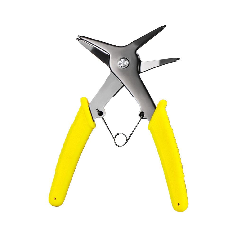 Circlip Pliers: 2-in-1 Multifunctional Crimp Tool for Installing and ...