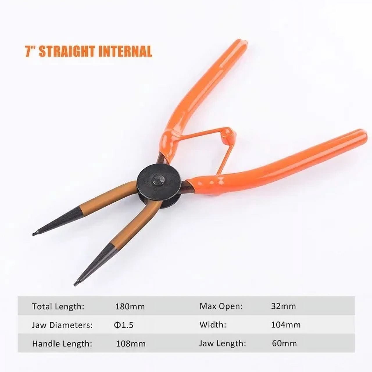 Circlip Pliers Snap Ring Remover Internal External Straight Bend Long ...