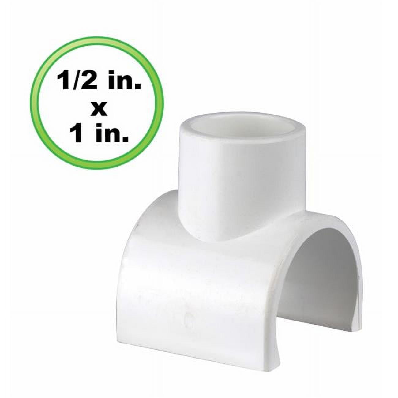 Circo 0.5 x 1 in. PVC Pipe Clip Tee - Walmart.com