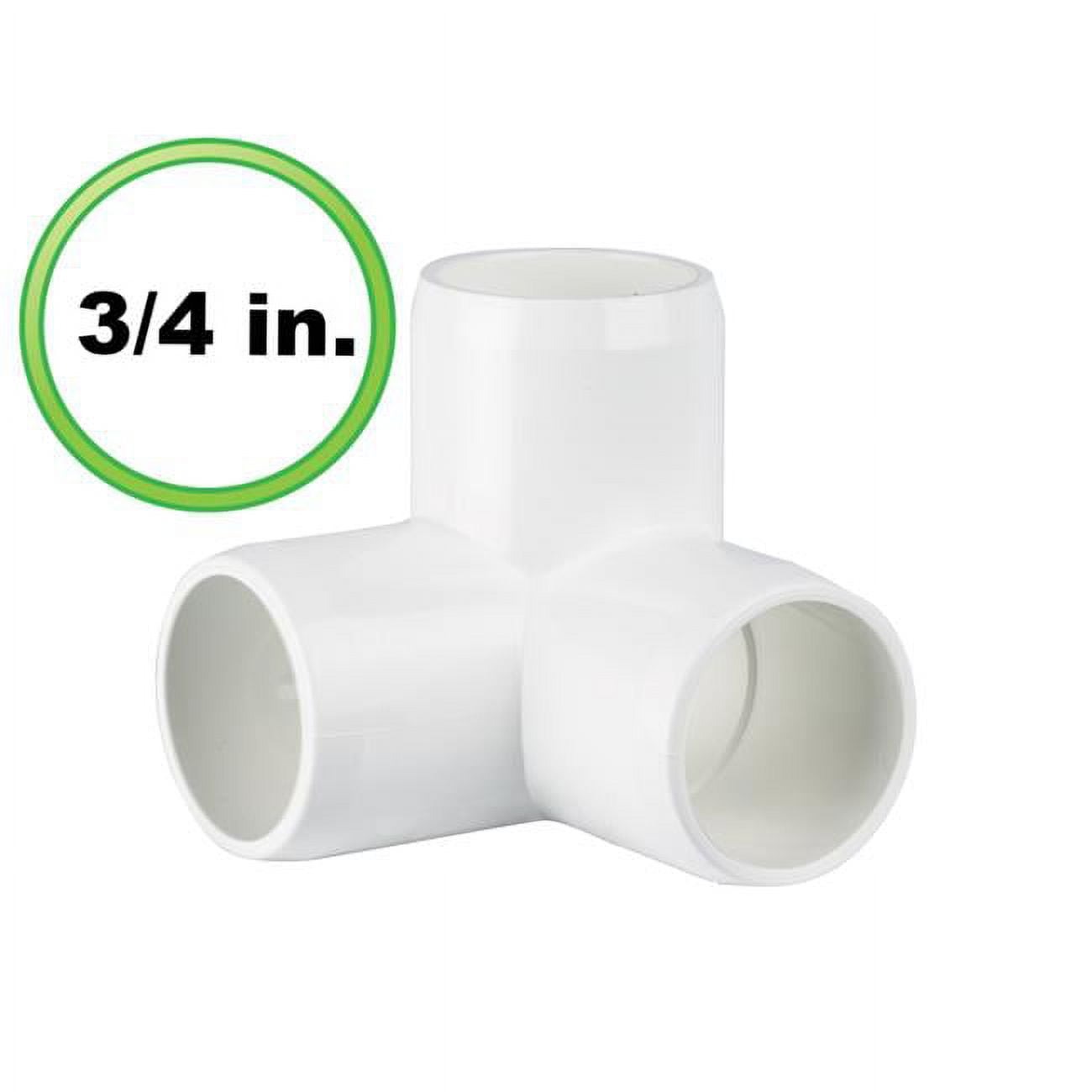 Circo 0.75 in. 3 Way L PVC Pipe Fitting - Walmart.com