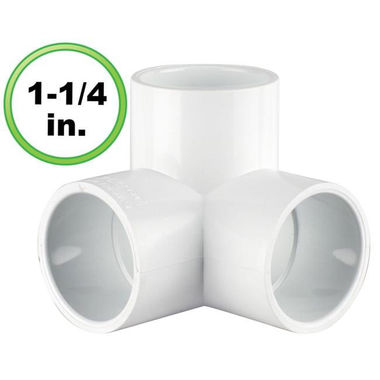 Circo 1.25 in. 3 Way L PVC Pipe Fitting - Walmart.com