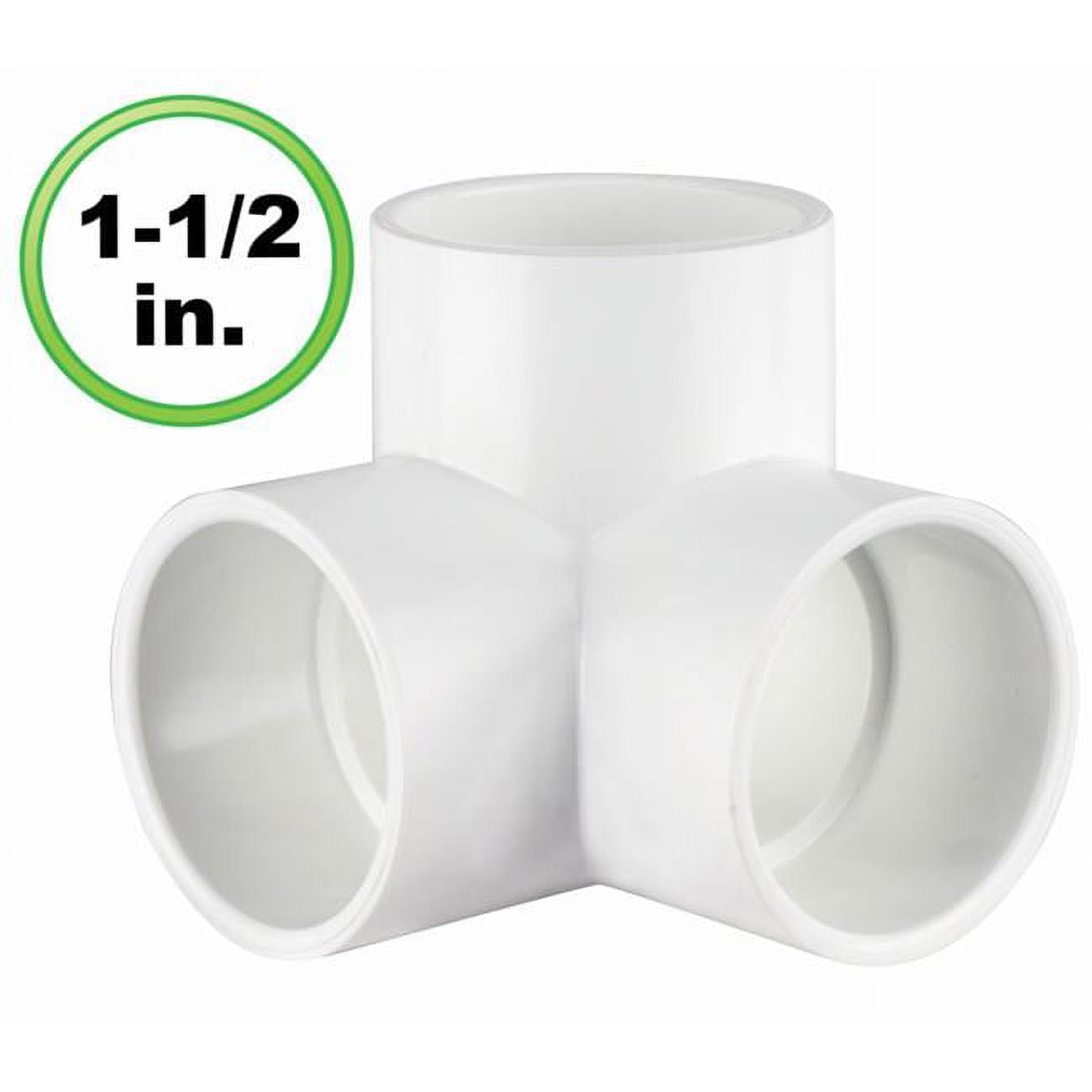 Circo 1.5 in. 3 Way L PVC Pipe Fitting - Utility Grade - Walmart.com