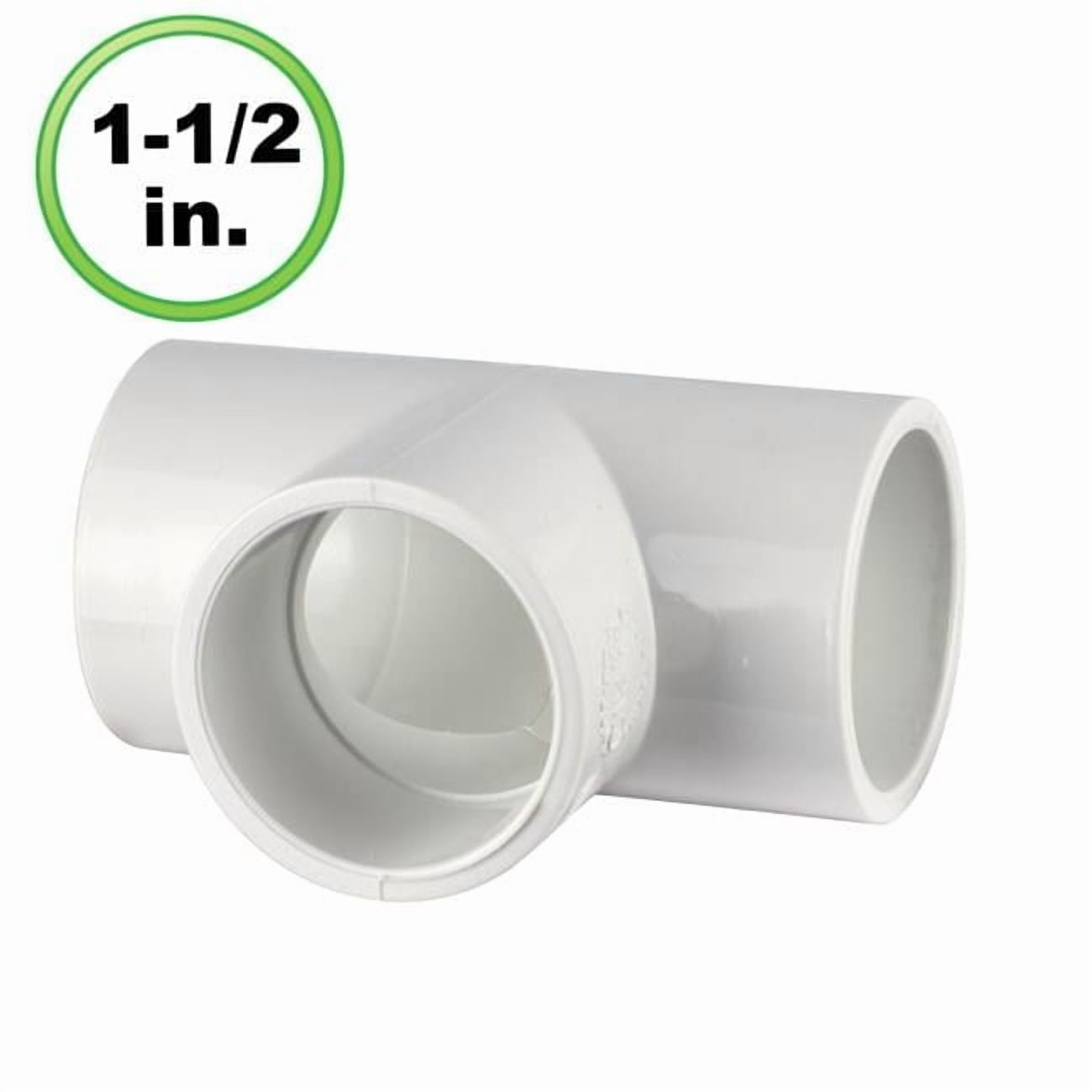Circo 1.5 in. Utility Grade PVC Pipe Tee - Walmart.com
