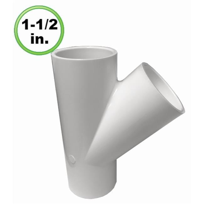 Circo 1.5 in. Wye 45 Degree Utility Grade Fitting - Walmart.com