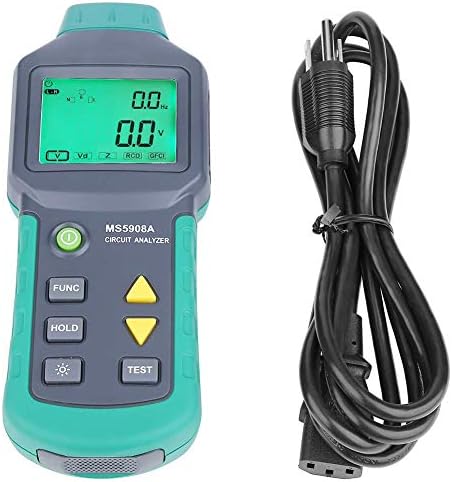 Circuit Analyzer AC100-240V RMS Circuit Analyzer Tester MS5908A LCD ...