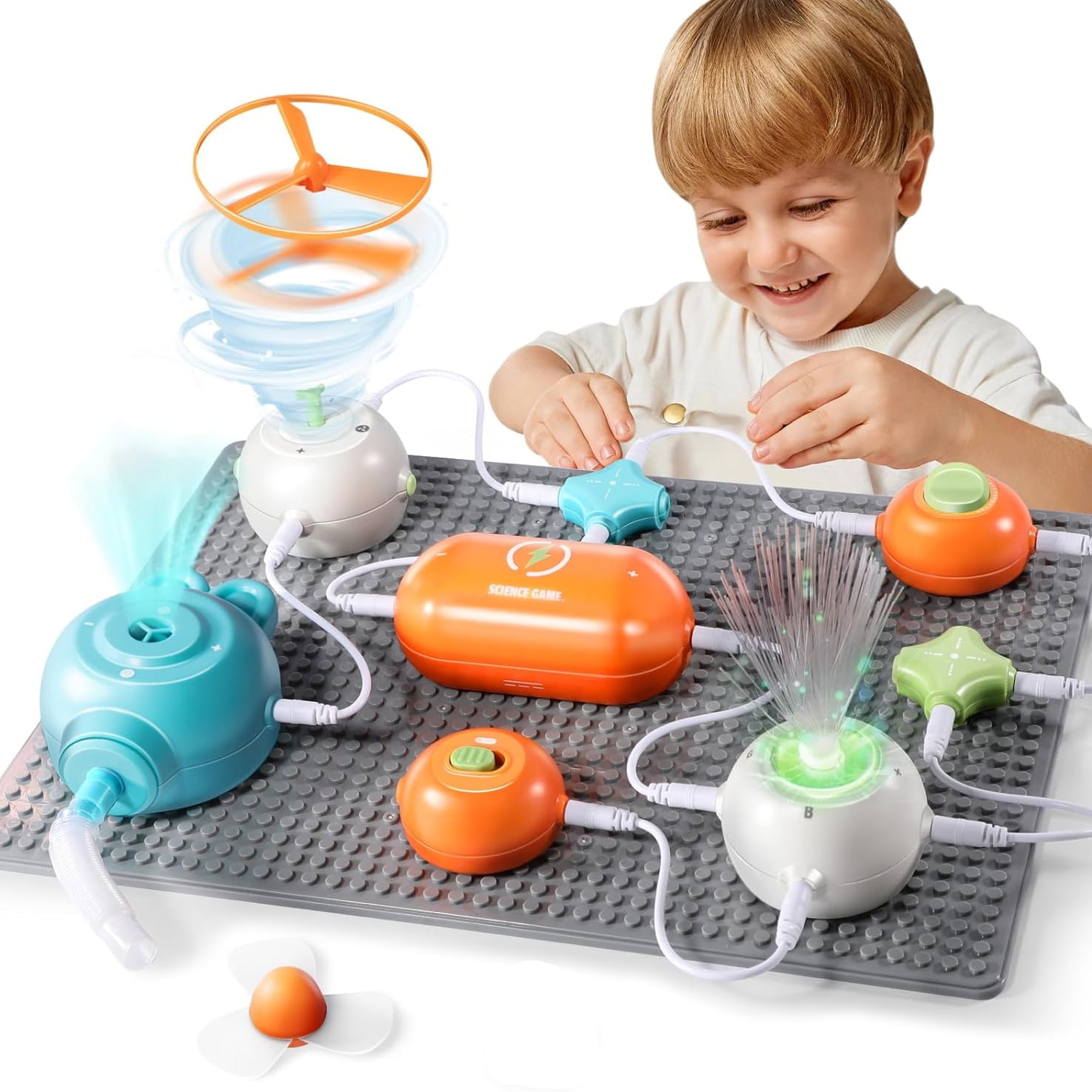 Circuit Blocks Kits for Kids Age 3-12, 22PCS DIY Electronics ...