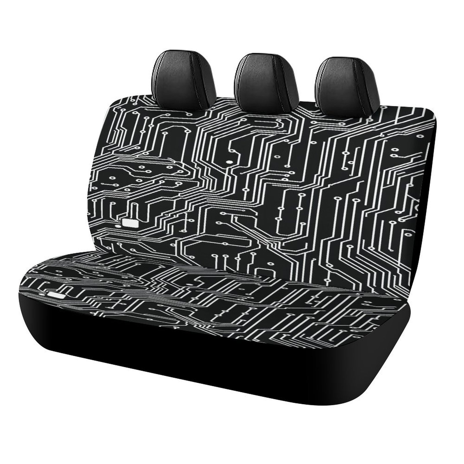 Circuit Board Design Car Back Seat Pad Useful Stain Resistant Covers ...