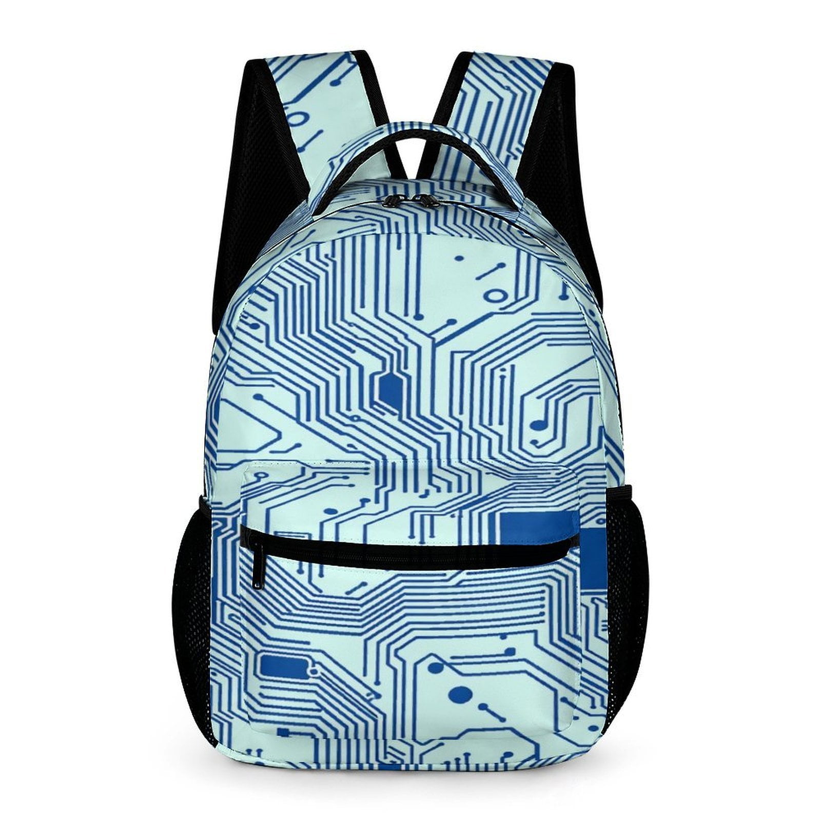 Circuit Board Design Travel Canvas Laptop Backpack For Women Men ...