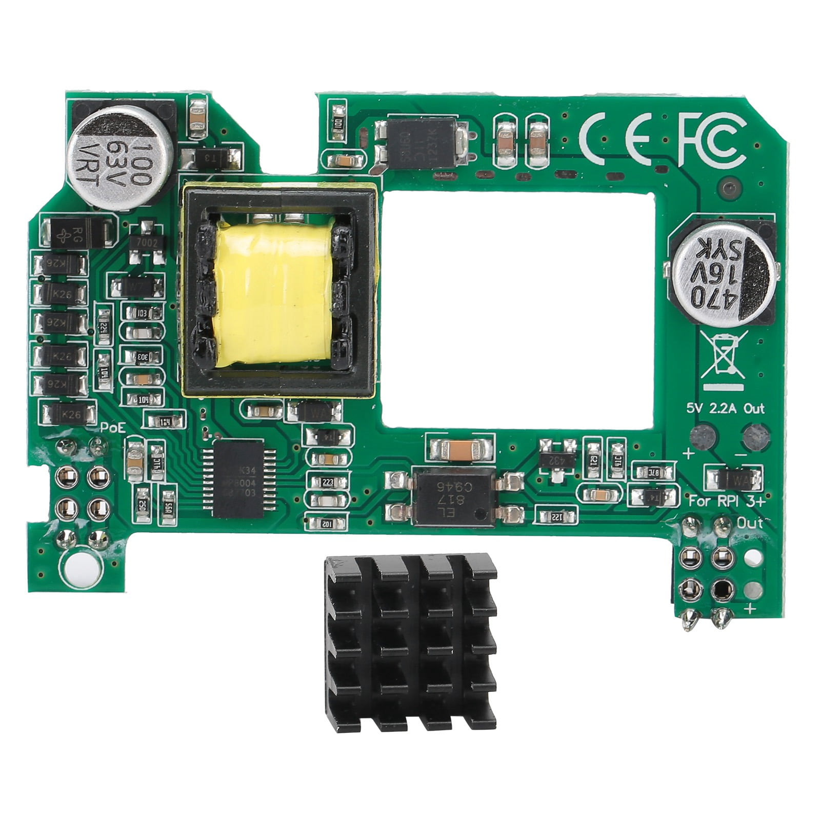 Circuit Board For Raspberry Pi 4B/3B, Small Size Abs Material, Reliable ...