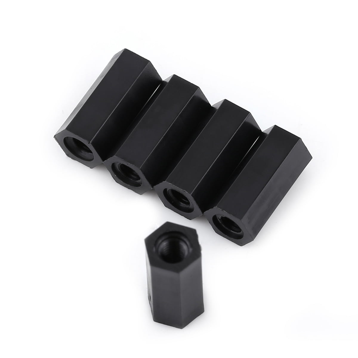 Hex Threaded Spacer, Black Nylon Spacers with Thermal Channels for ...