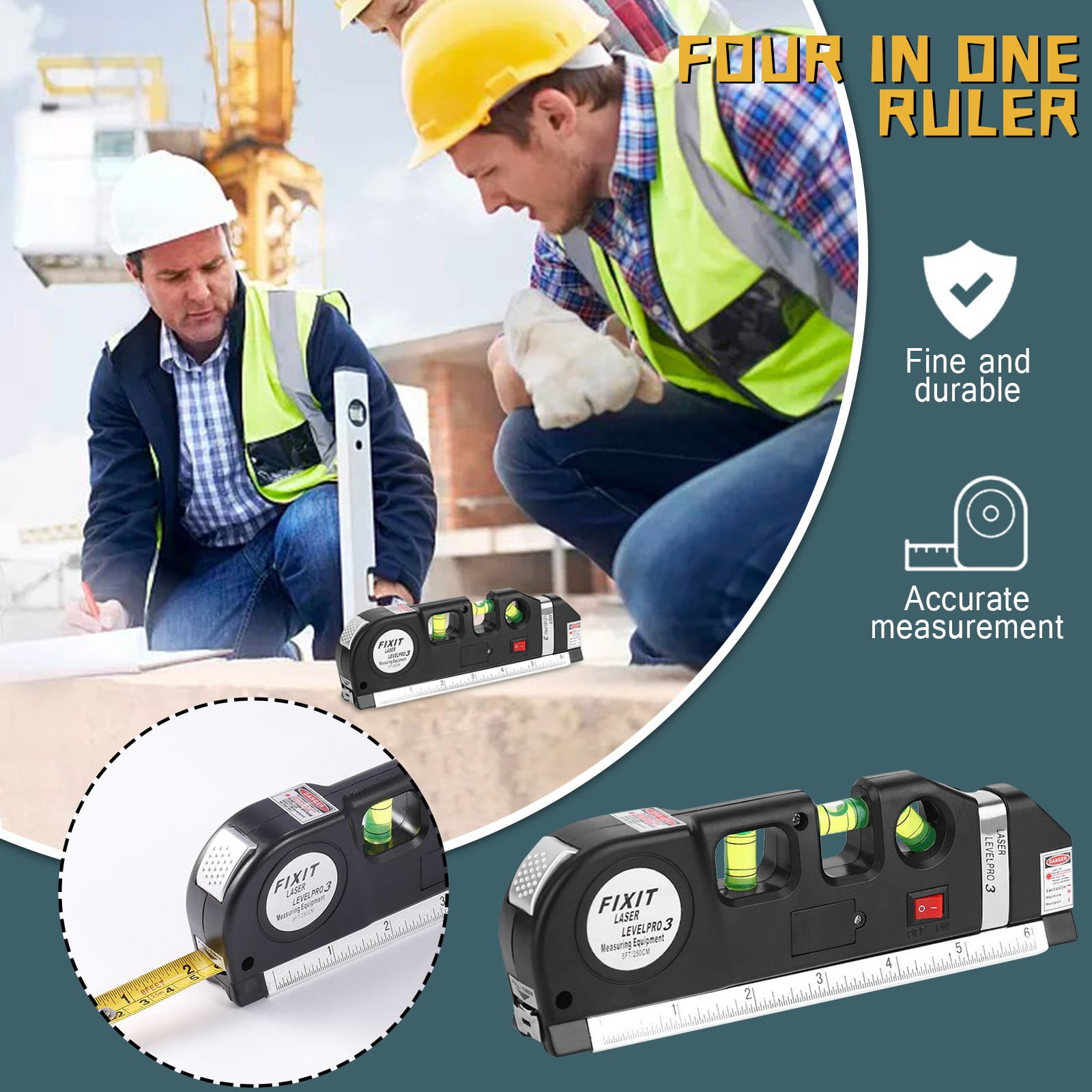 Circuit Break Line Leg Levelers 4 In 1 , Tape Measure, Small , Portable ...