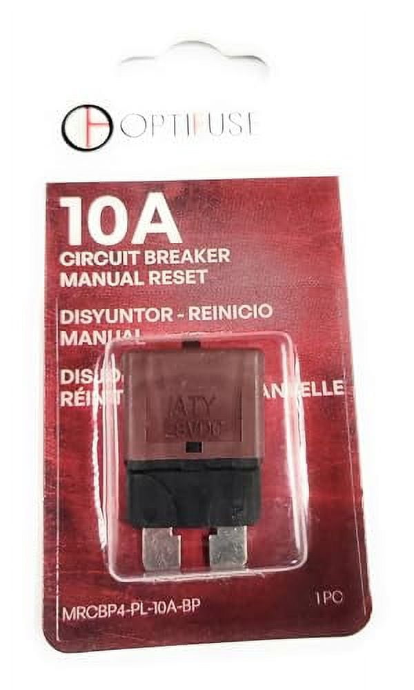 Circuit Breaker 10AMP 10 AMP Automotive Type (1pc) (Plugs in Like an ...