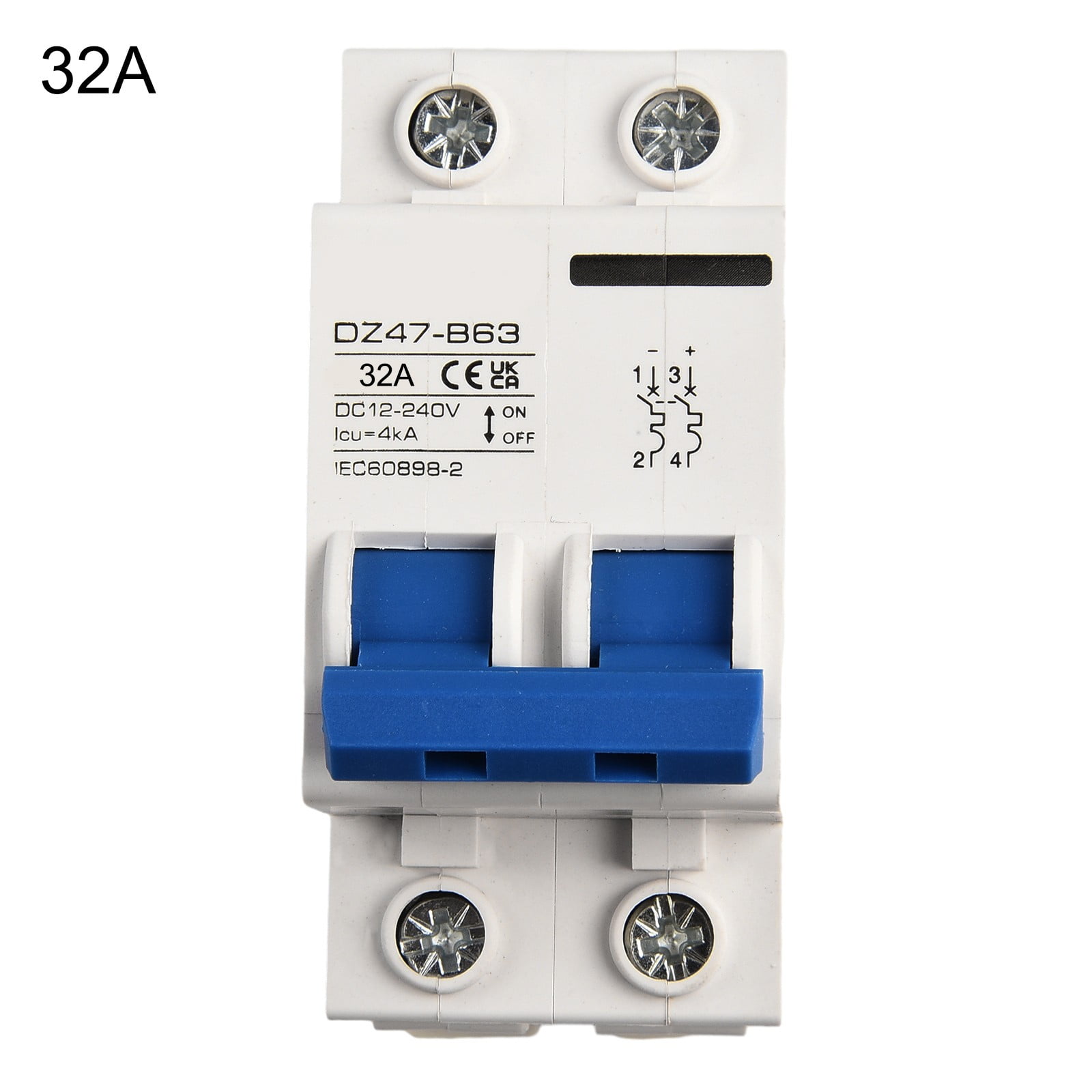 Circuit Breaker 20V Quick Close 2P+2P Supplies Current Limiting Level ...
