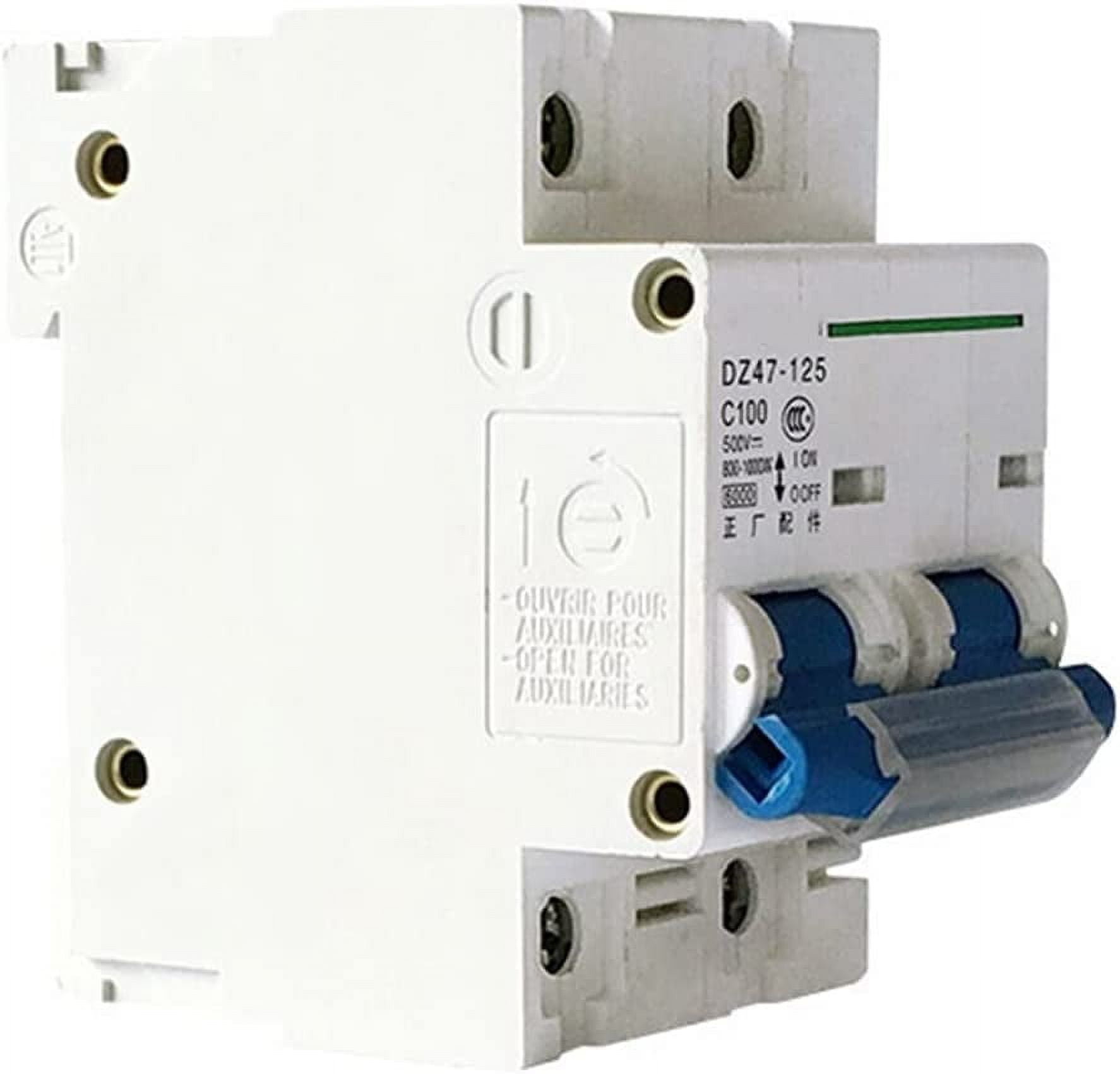 Circuit Breaker 2P DC 1000V 500V Solar Mini Circuit Breaker 6 3A/80A/100A/125A DC1000V DC500V DC ...