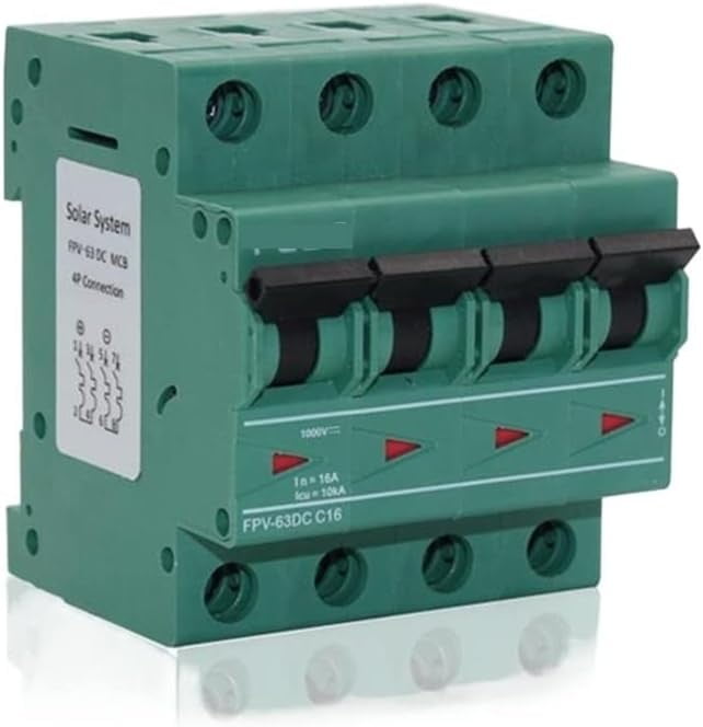 Circuit Breaker 4P DC Circuit Breaker DC 1000V 1200V for PV System 6A ...