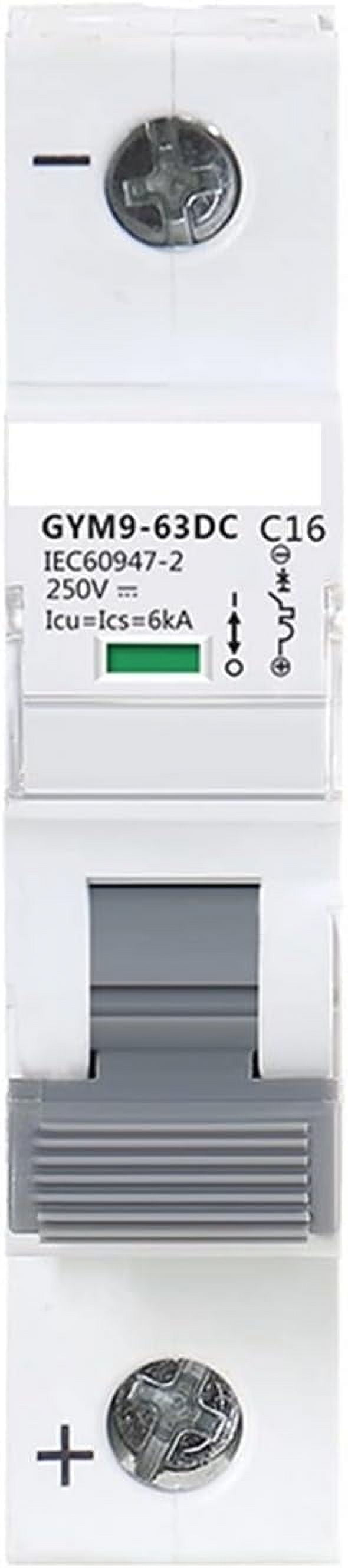 Circuit Breaker 6ka 1p 250v Mini Circuit Breaker DC6A 10A 16A 20A 25A 32A 40A 50A 63A - Walmart.com