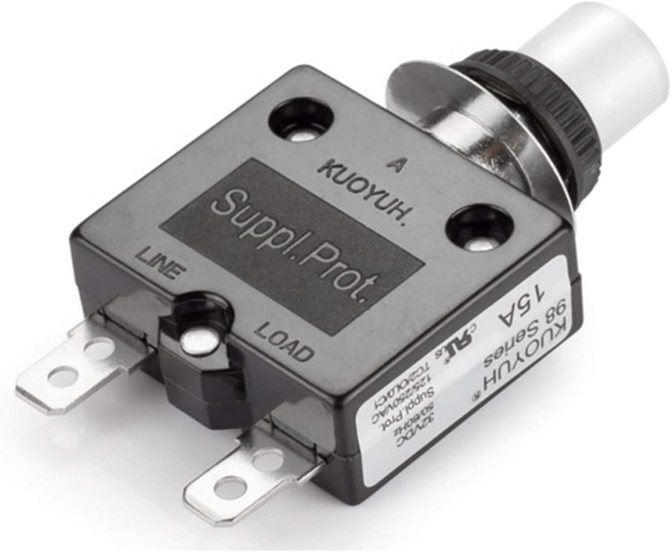 Circuit Breaker 98 Series 15A Manual Reset Thermal Overload Protector ...