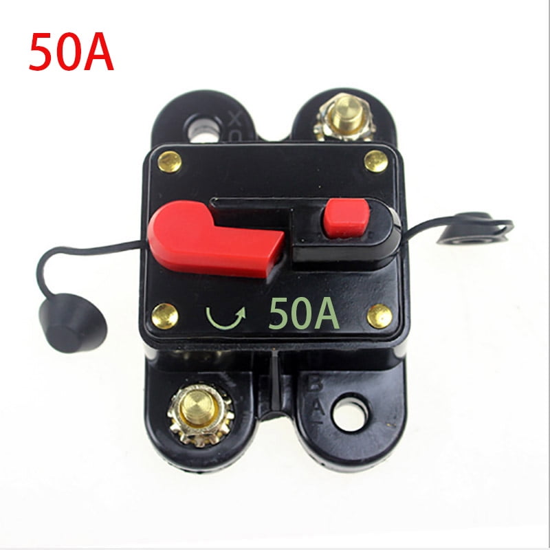Circuit Breaker DC 12V-48V for Car Marine Boat Bike Stereo Audio Reset ...