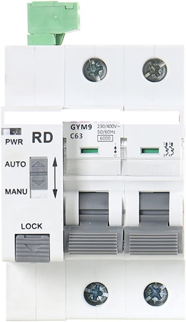 Circuit Breaker DIN Rail Gym9 2p MCB With AutoreClose Device Automatic ...