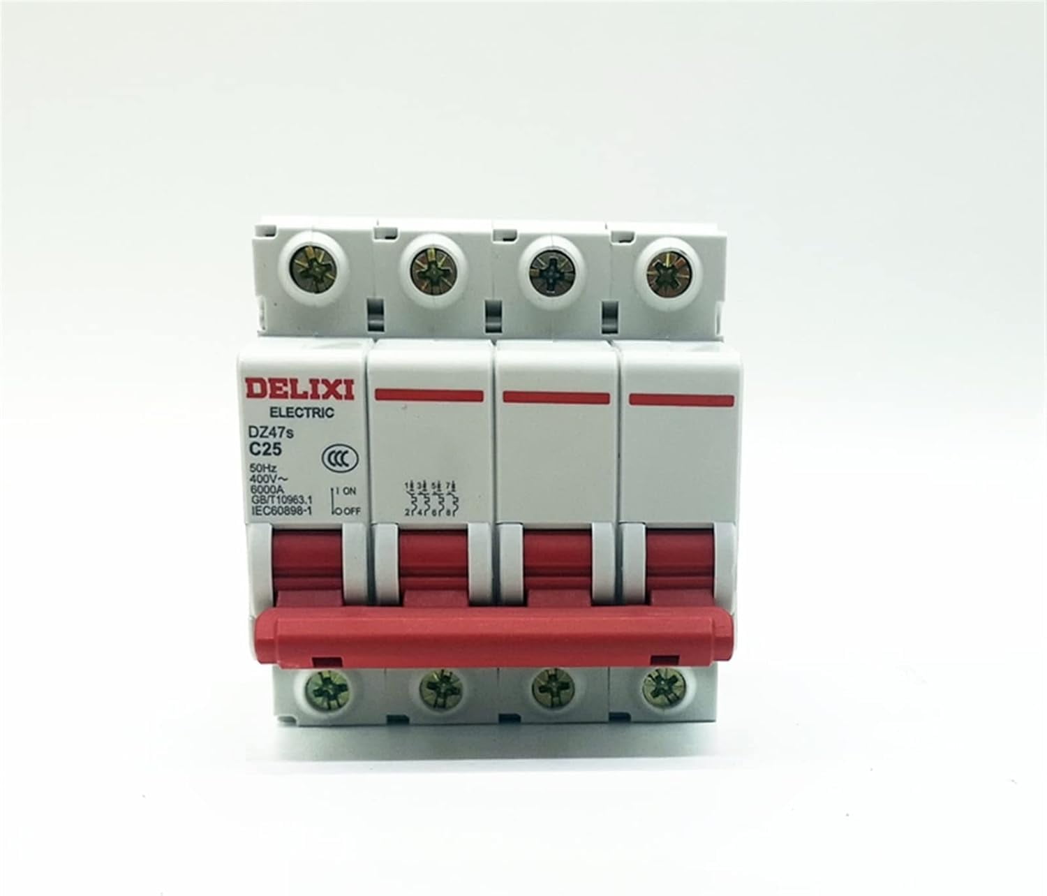 Circuit Breaker DZ47s C Type 4 Poles 1A 2A 3A 4A 6A 10A 16A 20A 25A 32A ...