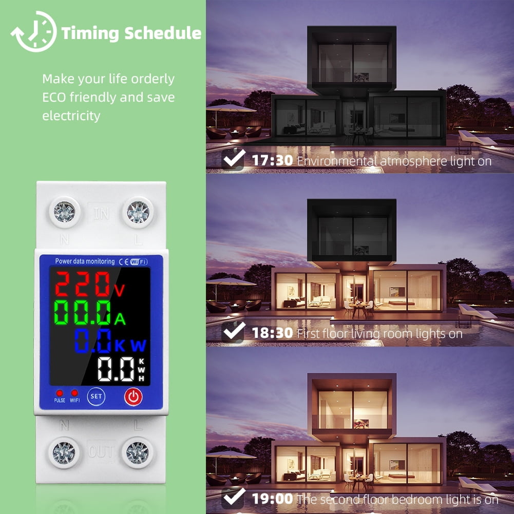 Circuit Breaker,Display Switch Circuit Overload Lcd Display - Walmart.com