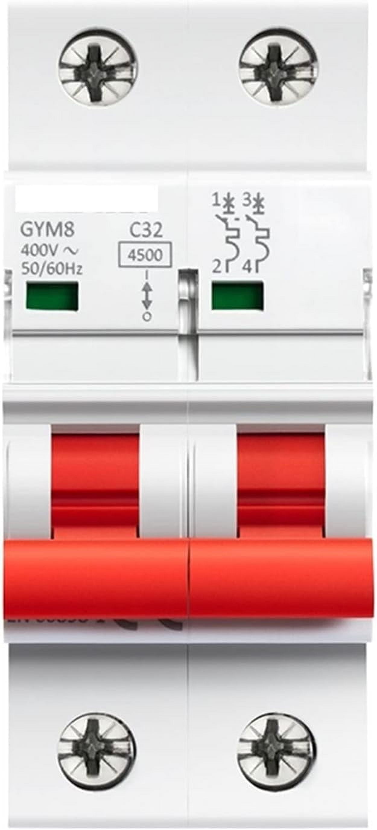 Circuit Breaker Double Bar Din Rail MCB 4.5ka Miniature Circuit Breaker ...