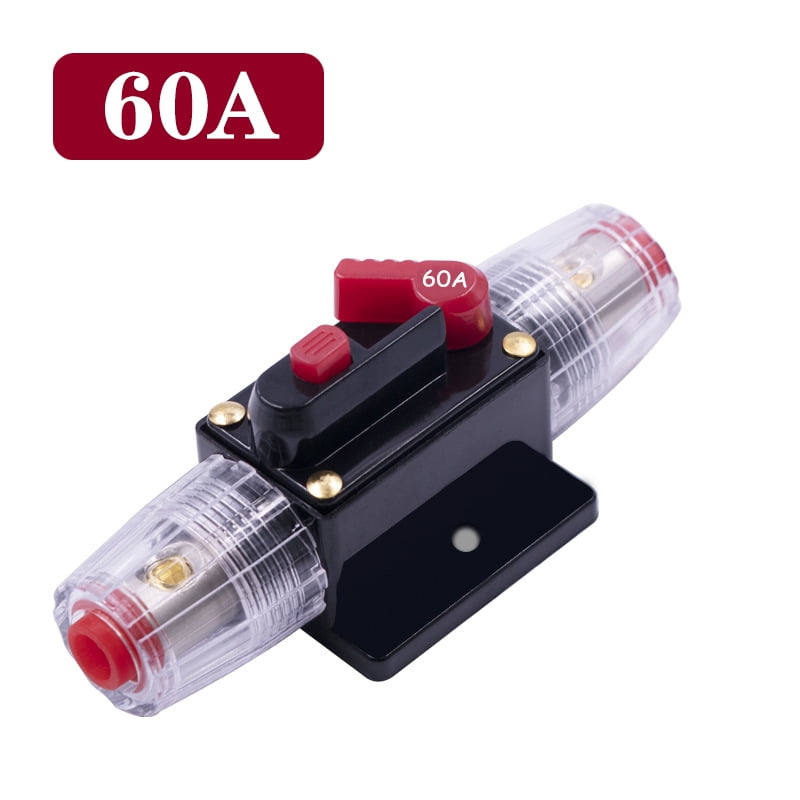 Circuit Breaker Fuse 20A to 150A Manual Reset Inline Fuse Inverter 12 ...