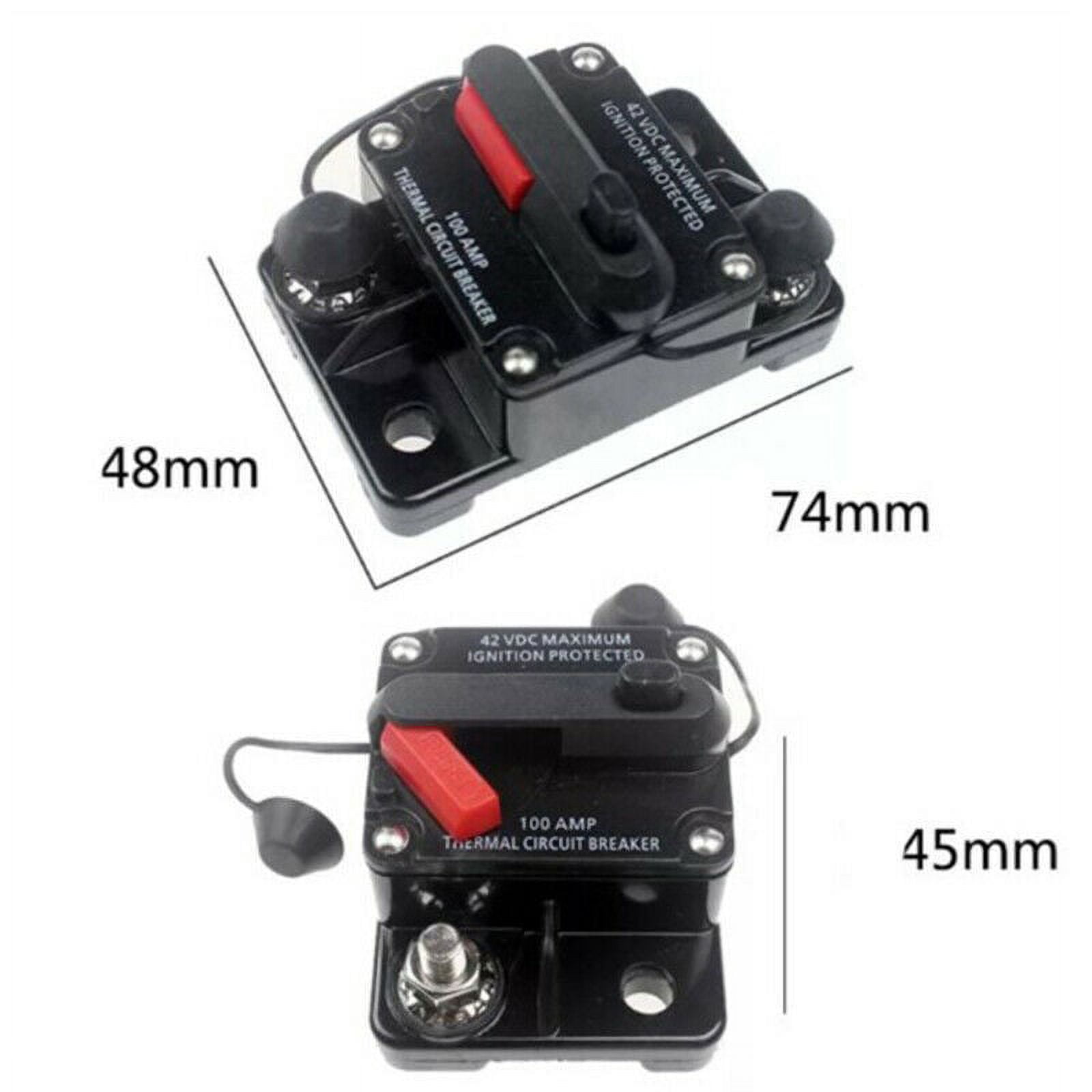 Circuit Breaker Fuse Audio Holder 30A-300A Manual Switch 12-48V Dc For ...