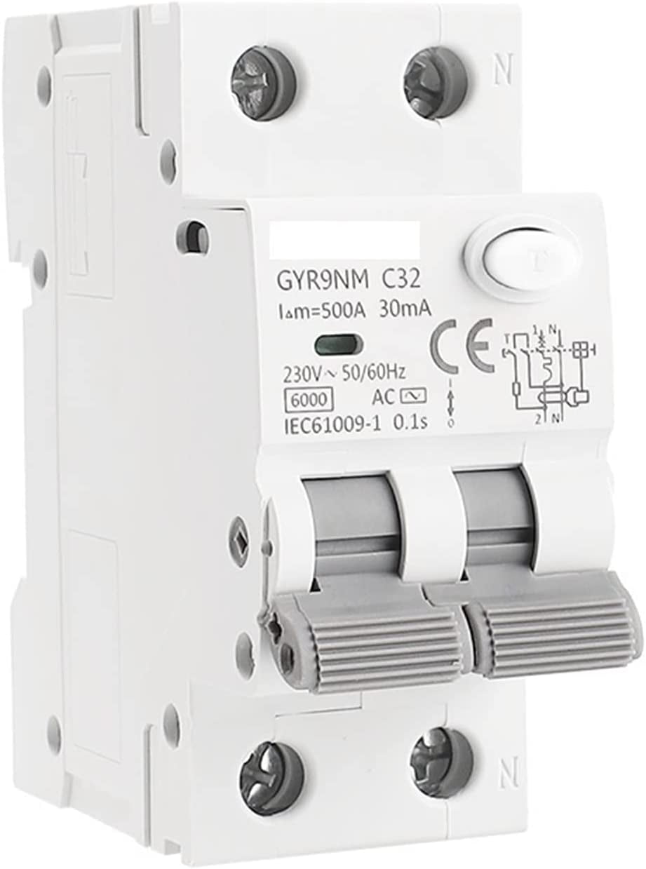 Circuit Breaker GYR9NM 230V RCBO 6KA MCB Residual Current Circuit Breaker with Overcurrent and ...