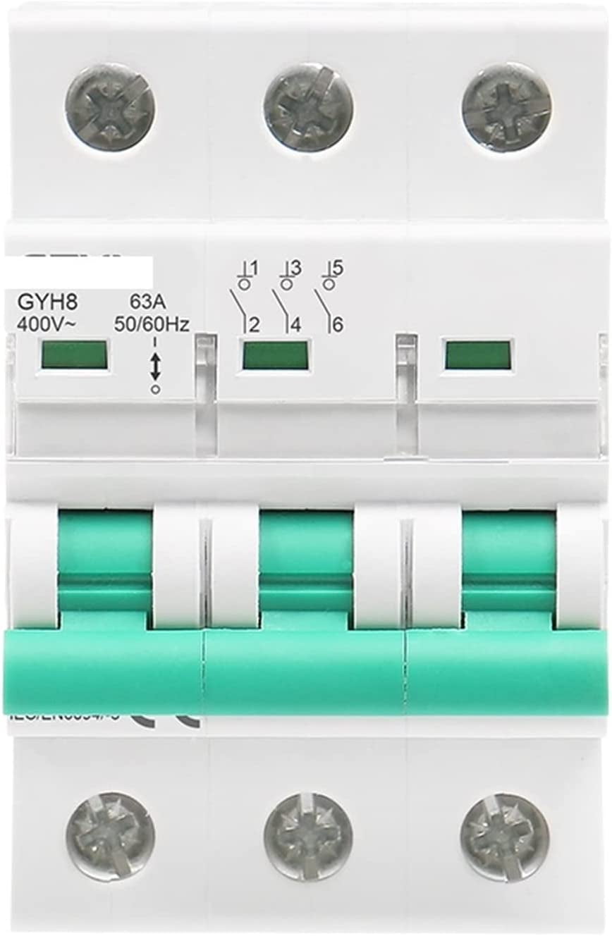 Circuit Breaker Gyh8 THREE Phase Main Circuit Breaker 6 3a 100a 125a ...