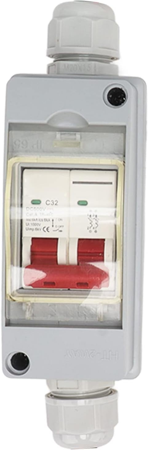 Circuit Breaker MCB 2P DC 500V 32A 1 String Input Output DC Disconnect ...