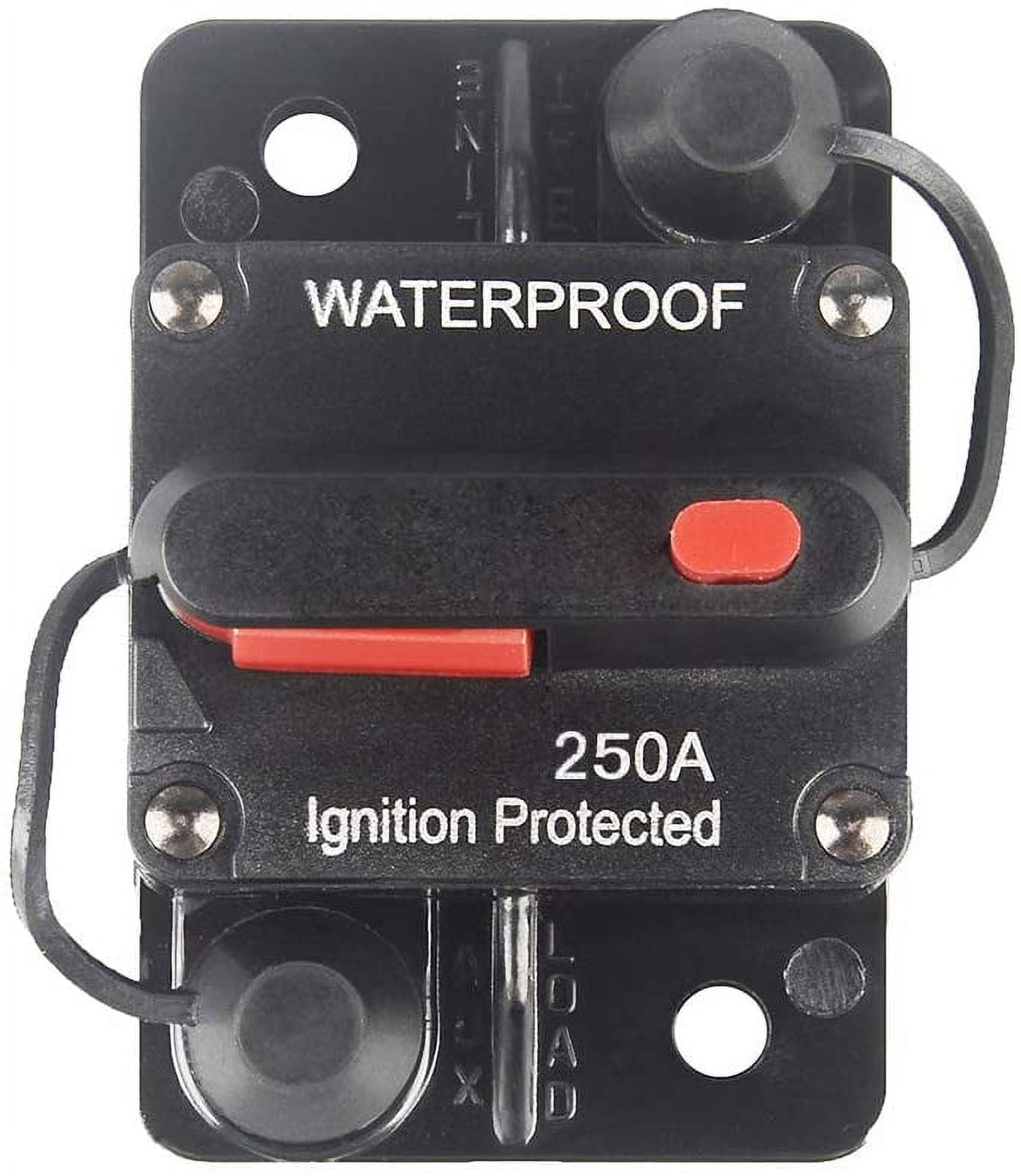 Circuit Breaker with Manual Reset 12V-36V DC Waterproof Surface Mount ...