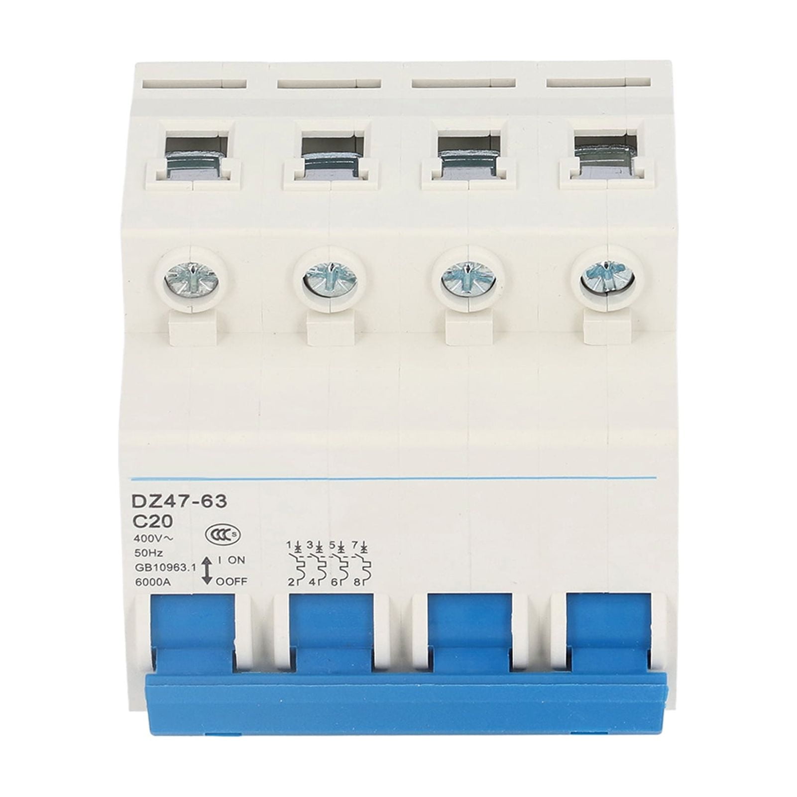 Circuit Breaker Mini 4P MCB , Circuit Breaker Protector Protection ...