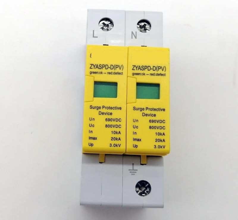 Circuit Breaker SPD DC 500V 800V 1000V 2P 10~20ka Surge Protector ...