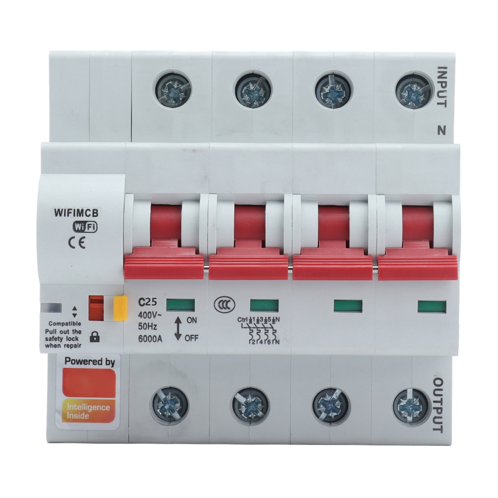 Circuit Breaker Smart WiFi Bluetooth 4P Remote Switch AC 400V with ...