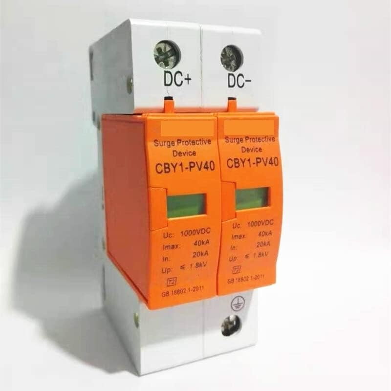 Circuit Breaker Surge Protector SPD DC 500V 800V 1000V 2P DC1000V 20KA ...