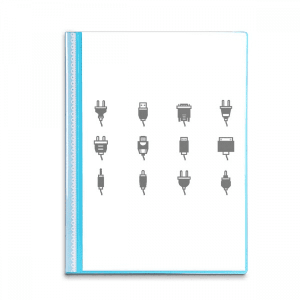 Circuit Diagram Plug Socket Pattern Book Sheet Protectors Portfolio ...