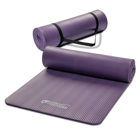 Circuit Fitness by Marcy Non-Slip Multi-Purpose Exercise Yoga Mats with ...