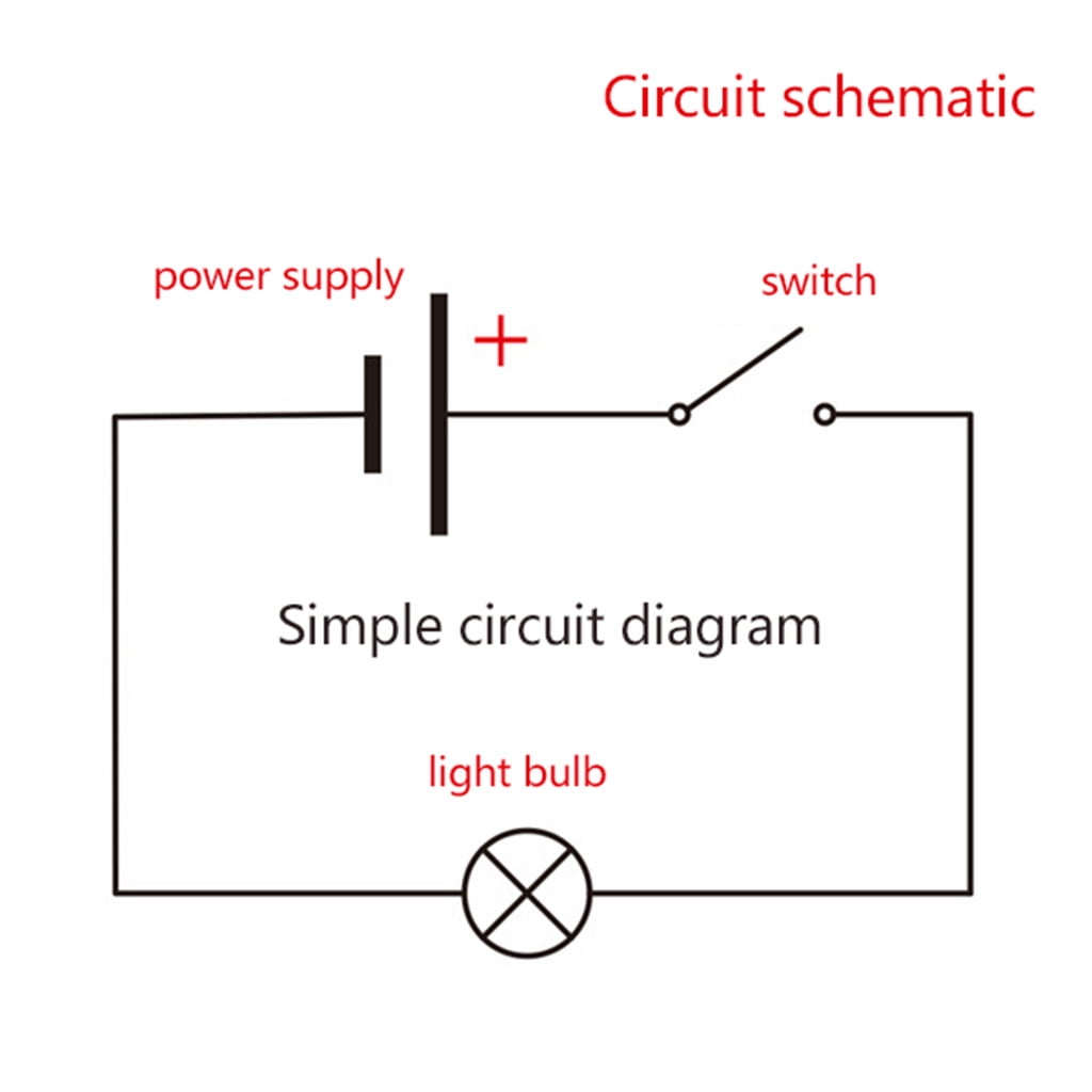 Circuit Kit Kids Student School Science Light Bulbs Toy Educational DIY ...