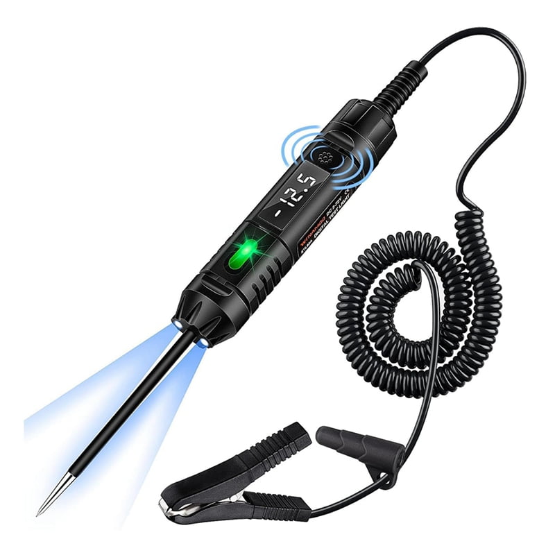 Circuit Tester with Buzzer, 3-72V DC Digital LED Test Light with ...