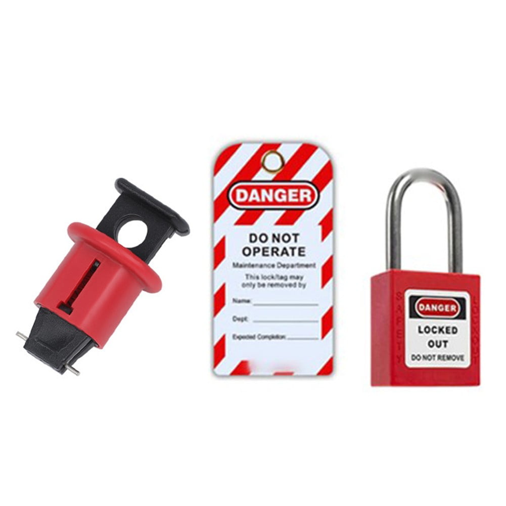 Circuit breaker lock push pin locking device for small circuit breaker ...