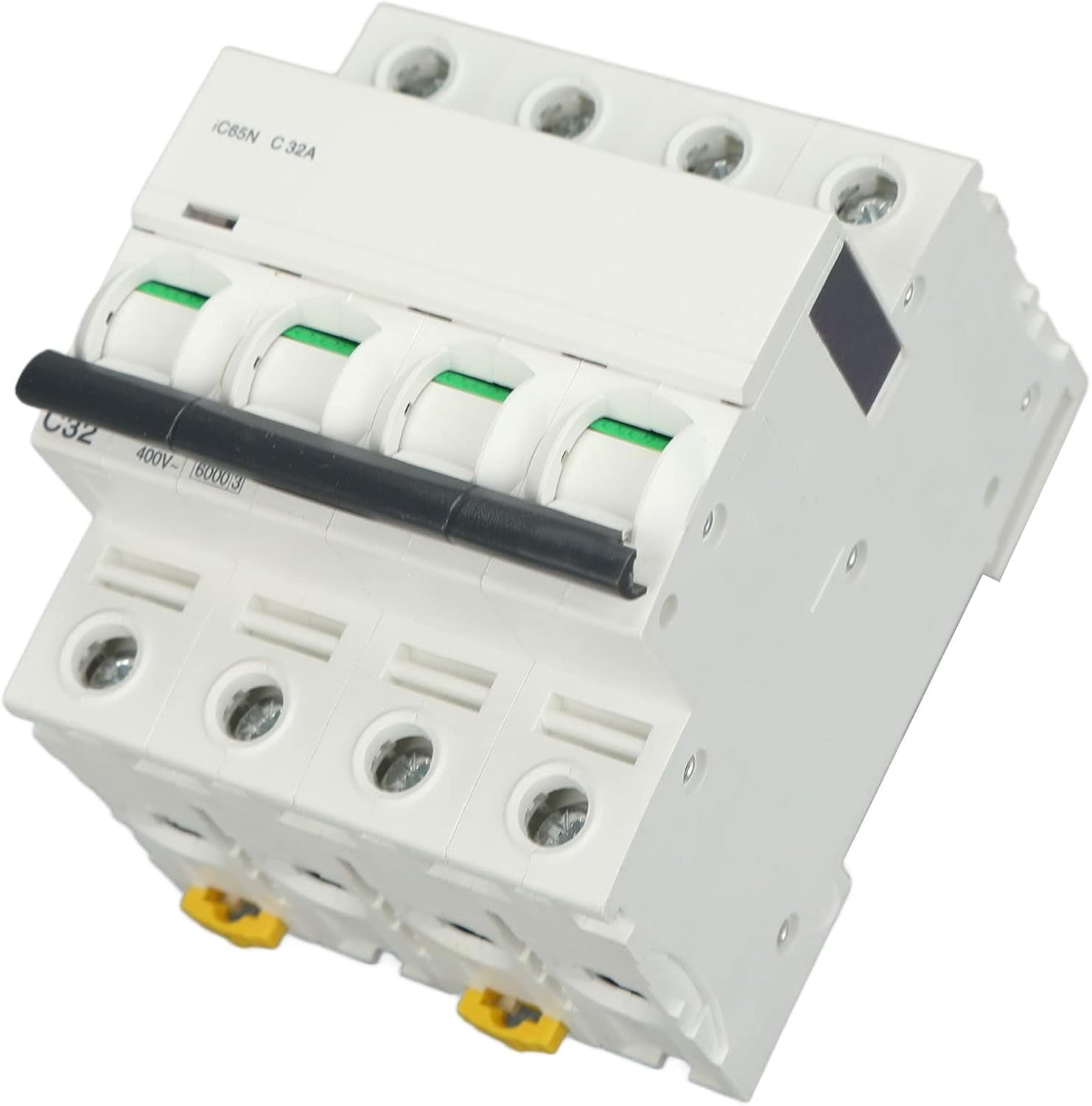 Circuits Breakers Protector, DIN Rail Mount Low Voltage 6000A Breaking Capacity AC 400V 32A 4P ...