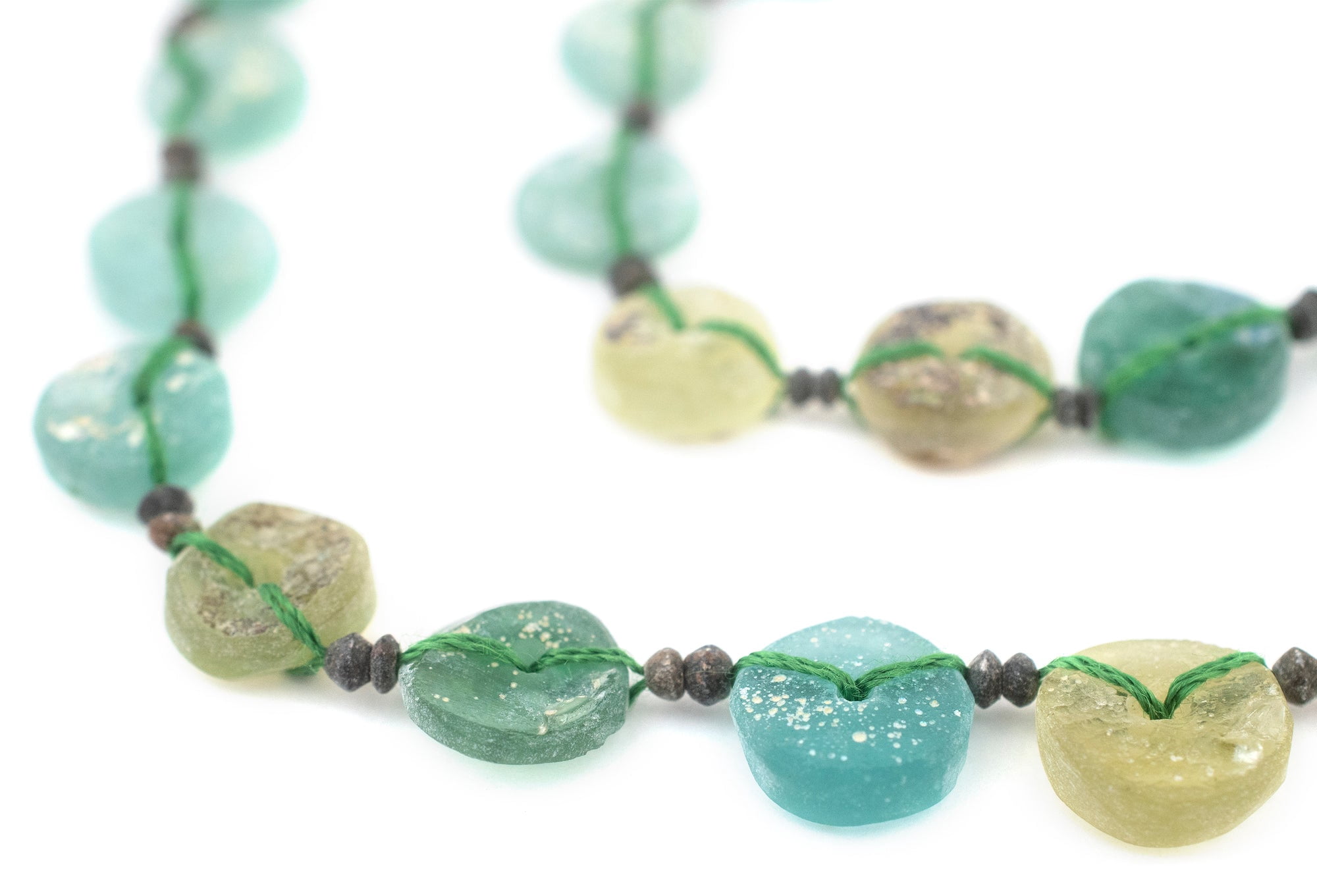 Circular - 8-14mm Roman Glass Beads, Genuine Glass Found in Afghanistan ...