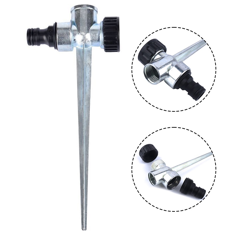 Circular Arc Sprinkler: Adjustable Range 0-360°, Sturdy Metal Mandrel ...