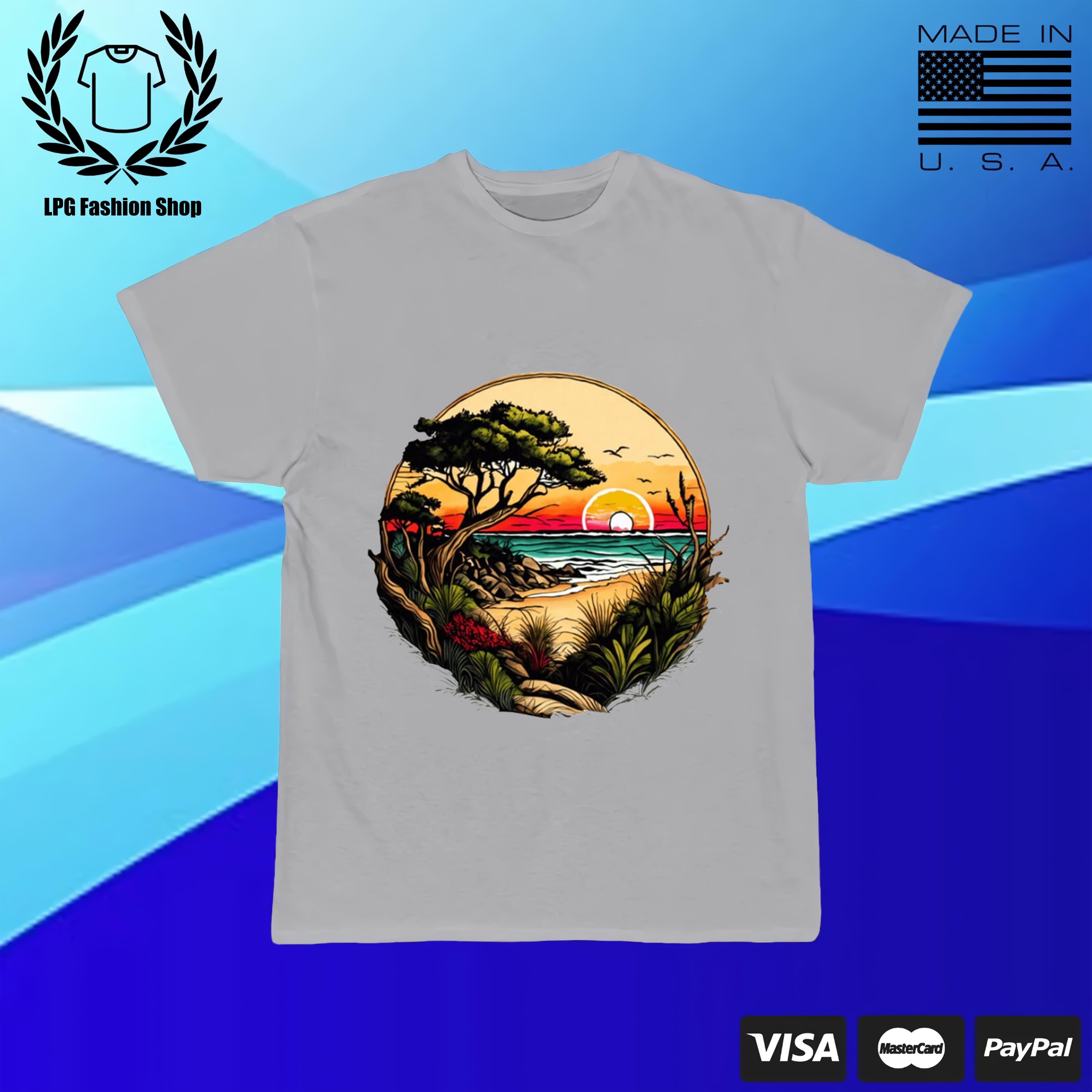 Circular Beach Scene Painting with Path to Ocean - Walmart.com