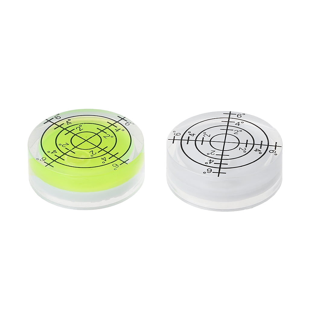 Circular Bubble Level Bullseye Degree Marked Surface Round Spirit ...