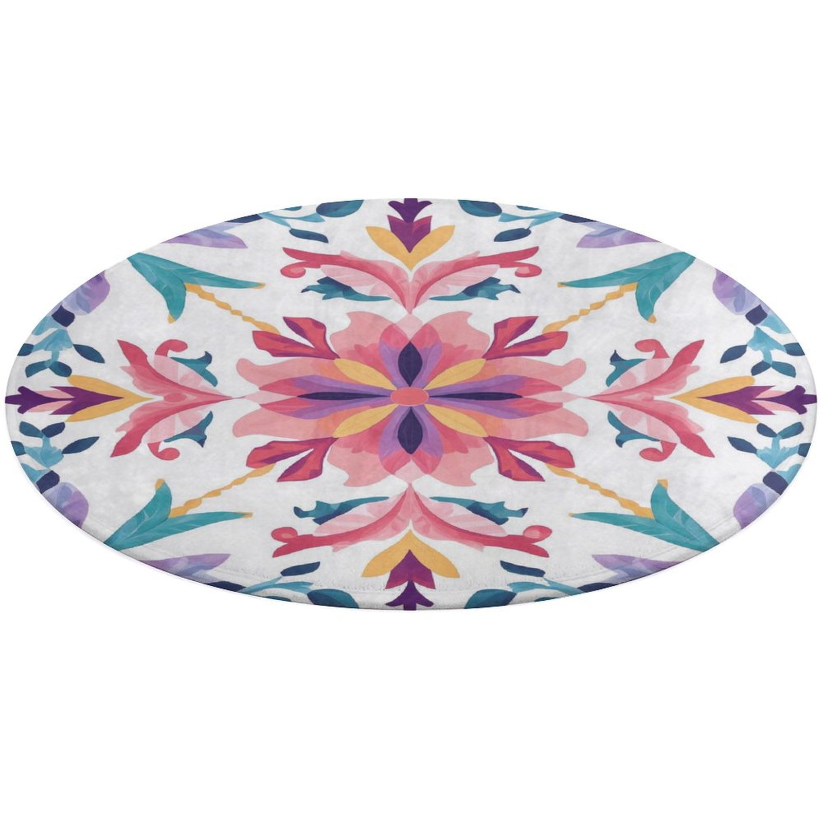 Circular Carpet Floor Mat Bohemian Pattern Living Room Sofa Room Bed ...
