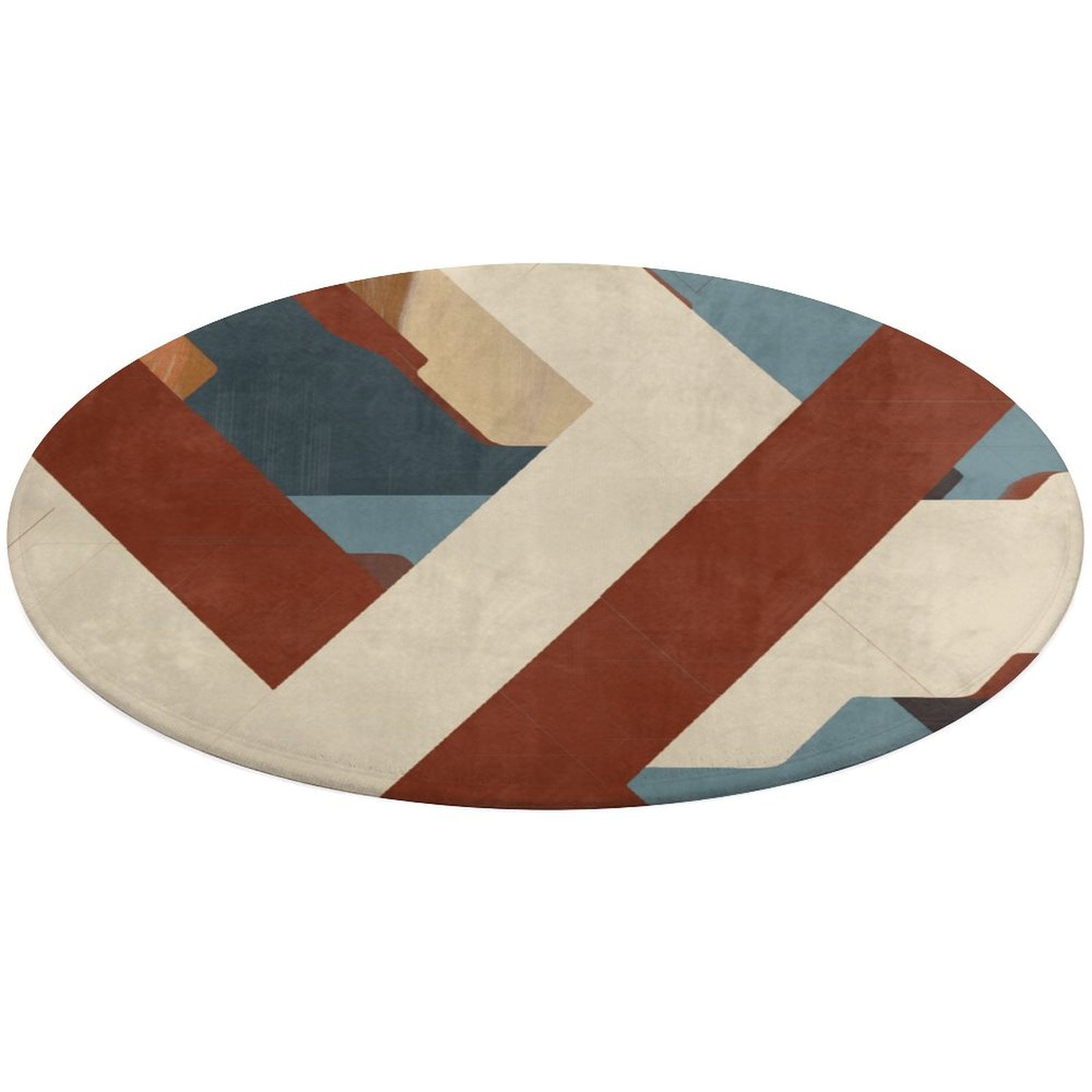 Circular Carpet Floor Mat Colorful Floral Bohemia Living Room Sofa Room ...